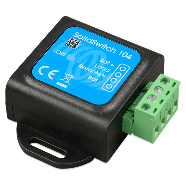 Victron Energy SolidSwitch 104 - Victron Energy Solid State Switch for DC loads of up to 70V/4A ...